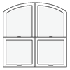 Replacement Single Hung Round Top Window | Infinity from Marvin