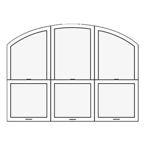 Replacement Single Hung Round Top Window | Infinity from Marvin