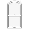 Replacement Single Hung Round Top Window | Infinity from Marvin