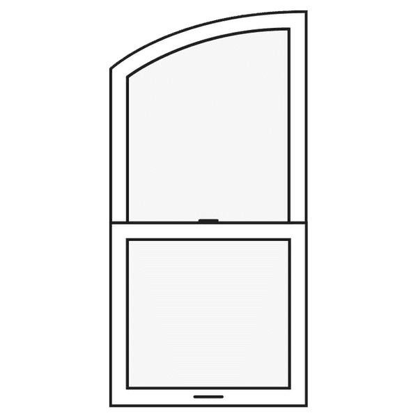 Replacement Single Hung Round Top Window | Infinity from Marvin