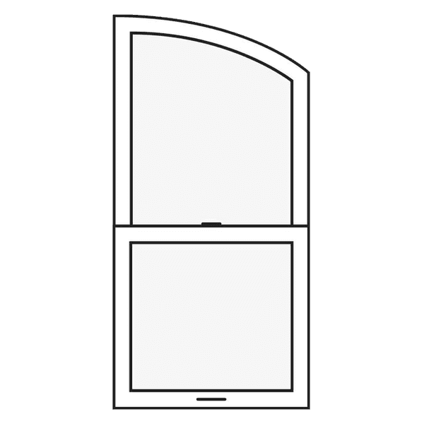 Replacement Single Hung Round Top Window | Infinity from Marvin