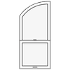 Replacement Single Hung Round Top Window | Infinity from Marvin