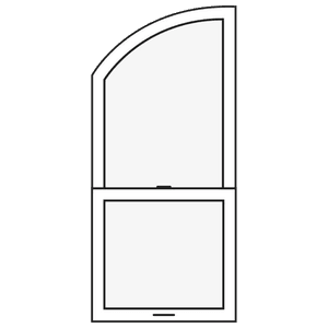 Replacement Single Hung Round Top Window | Infinity from Marvin