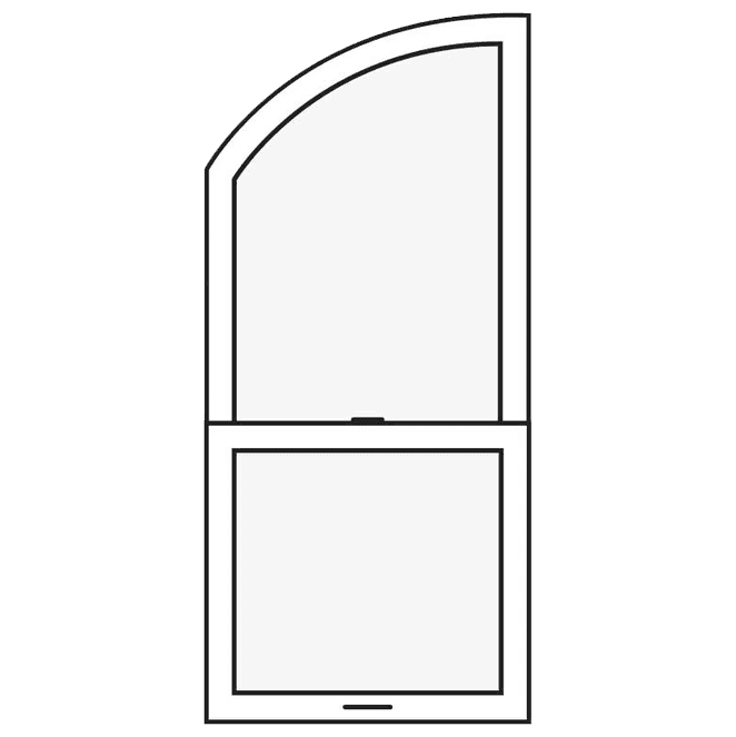 Replacement Single Hung Round Top Window | Infinity from Marvin