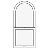 Replacement Single Hung Round Top Window | Infinity from Marvin