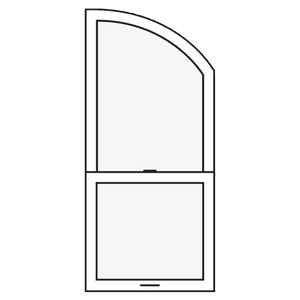 Replacement Single Hung Round Top Window | Infinity from Marvin
